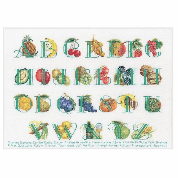 Fruit Alphabet Sampler - Kit – The French Needle