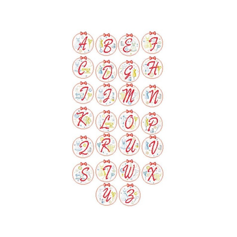 ABC Chart - 1950s Sewing – The French Needle