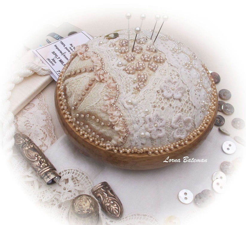 Vintage Lace and Pin Cushion Kit – The French Needle